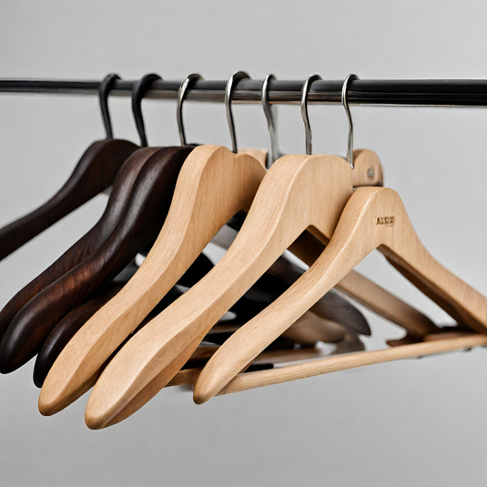 Wooden Coat Hangers | Black & White Coat Hangers for Sale – Hangers of ...